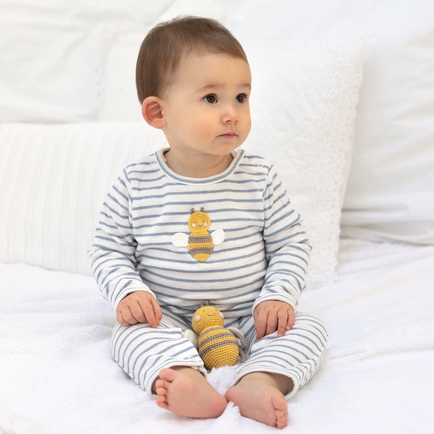 Bee Onesie by Albetta Kids - Holiday Boutique | Gifts That Give Back