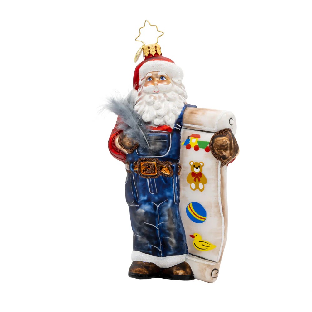 Santa's Holiday Roll Call - Christopher Radko Ornament - Holiday ...